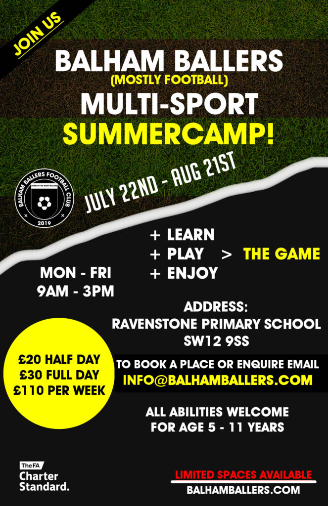 HOLIDAY CAMP – Balham Ballers